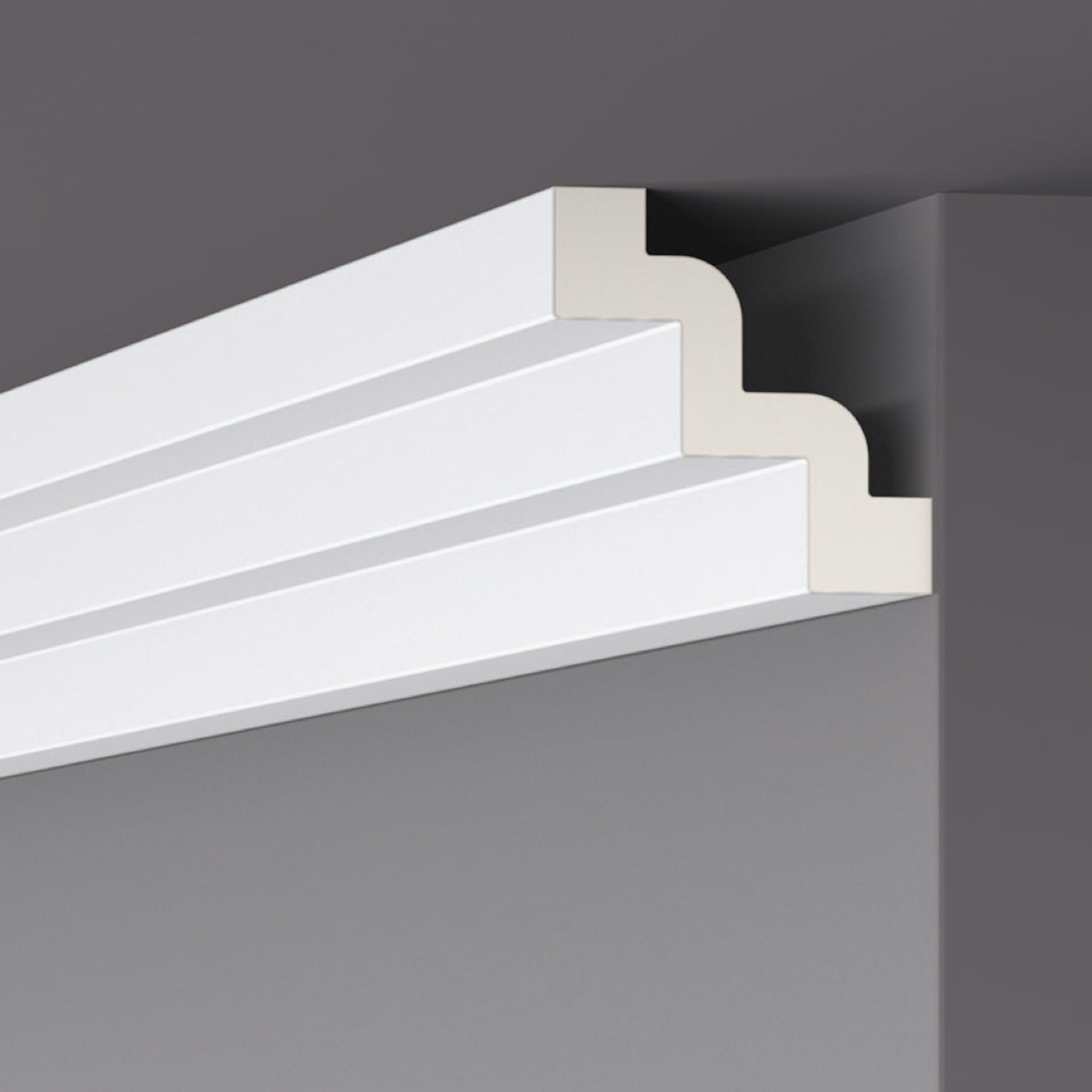 Z52 Arstyl stukliste - Køb hvid stuk liste som en trappe i polyuhrethan ...