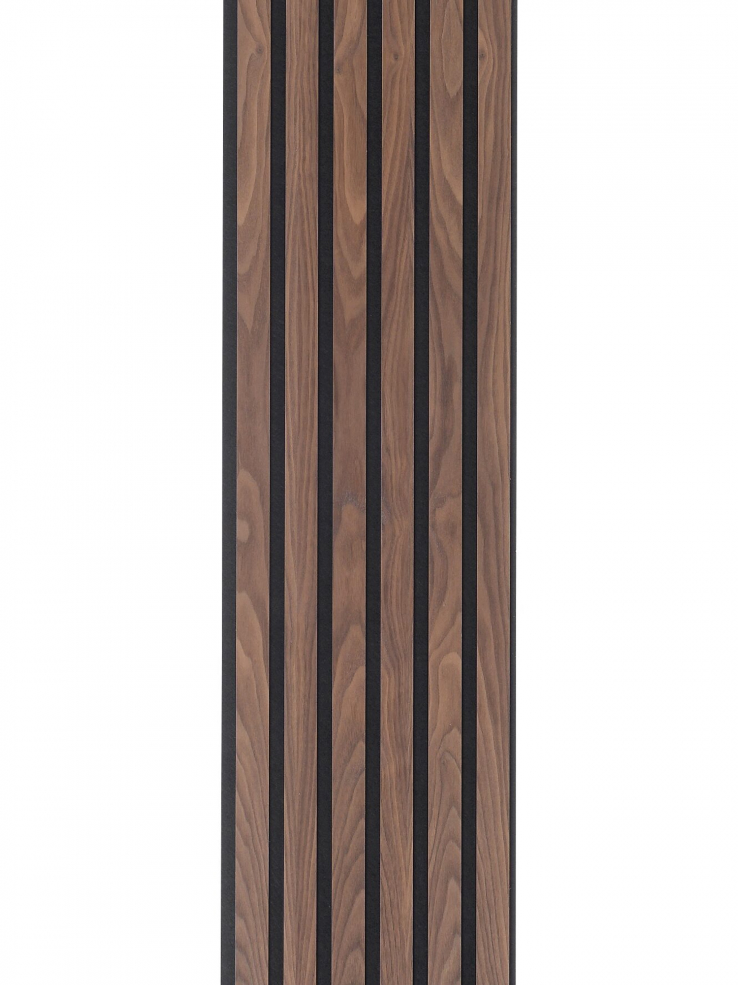 Akustikpanel træpanel Basic Valnød og sort MDF - Akustik panel