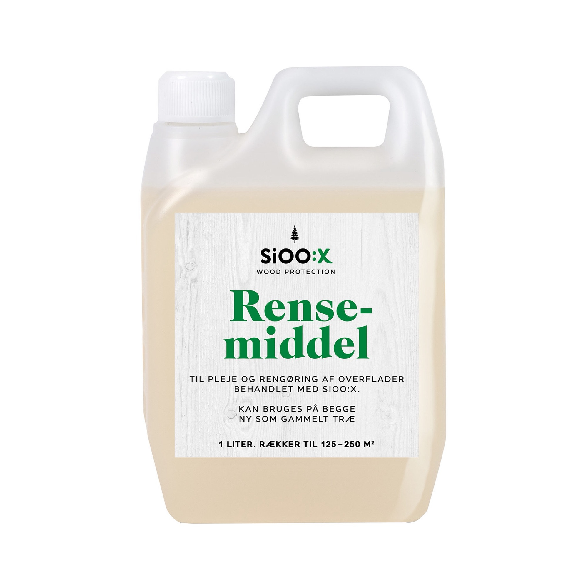 SIOO:X Rensemiddel 1L - rengøringsmiddel til terrasse og træ