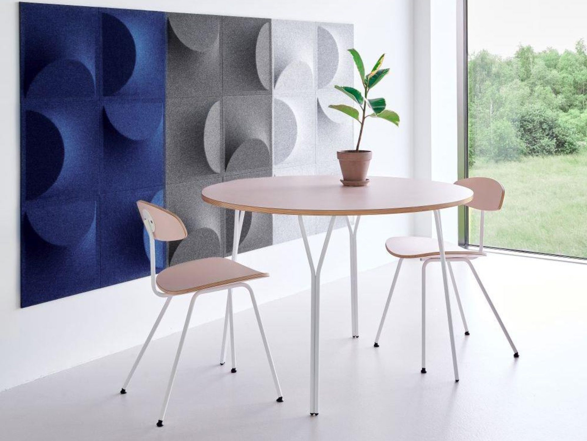 Sort Eclipse Akustikplade PET filt 80X80cm. - Køb Akustik plader her