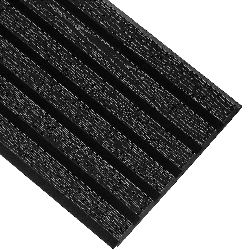 Akustikpanel Basic Sortlakeret 240cm. - Akustik panel i sortmalet