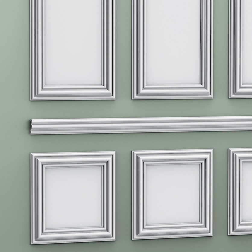 Stor flot almue vægliste | Køb flot stuk vægliste til væggen